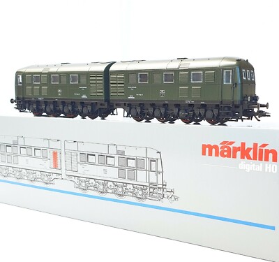 Marklin DIGITAL HO AC Deutsche HITLER WWII DR BATTLE GREEN V-188 ...