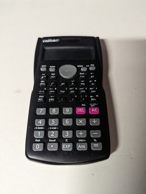 Caliber Scientific Calculator CVS #297208 With Cover & Manual | eBay