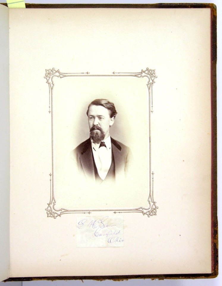 ORIGINAL 1872 UNIVERSITY OF MICHIGAN CLASS ALBUM / CLASS OF 1872 PHOTO ...