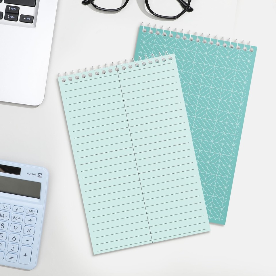 Top Spiral Steno Pads 6'' x 9'' Gregg Rule Inner Paper Steno Books ...