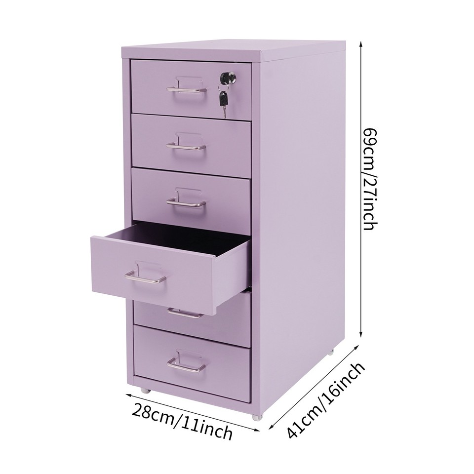 Vertical File Cabinet, Metal File Cabinet with Lock, Filing Cabinet ...