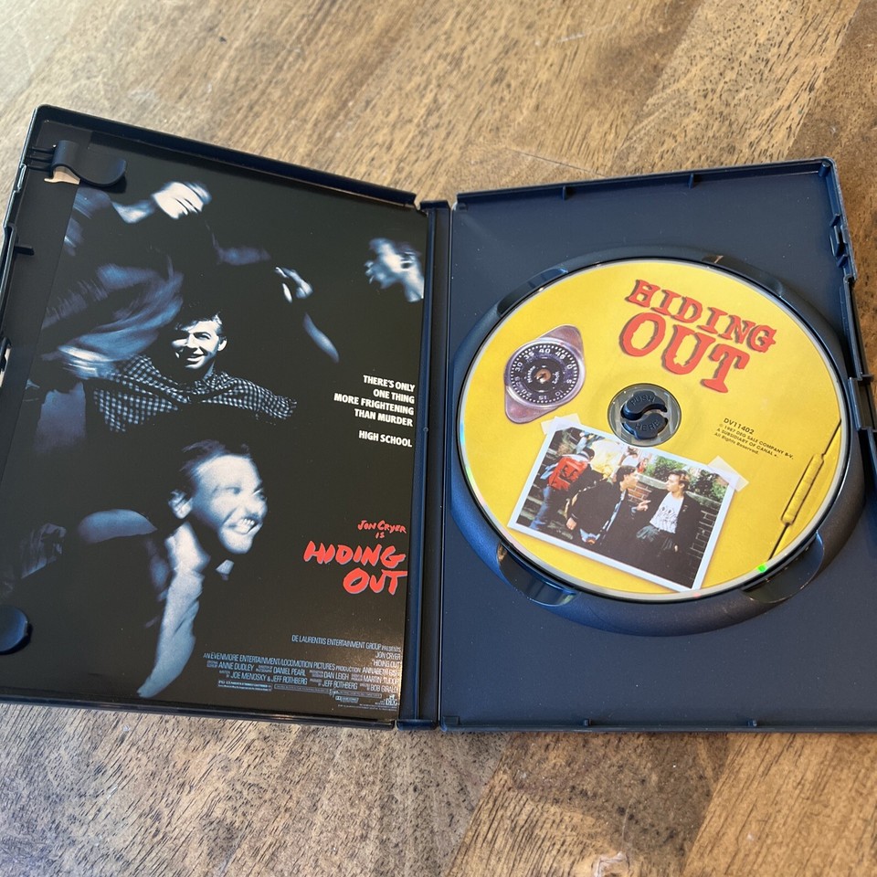Hiding Out (DVD 2001) Jon Cryer 80s - RARE OOP - UNSEALED UNPLAYED MINT ...