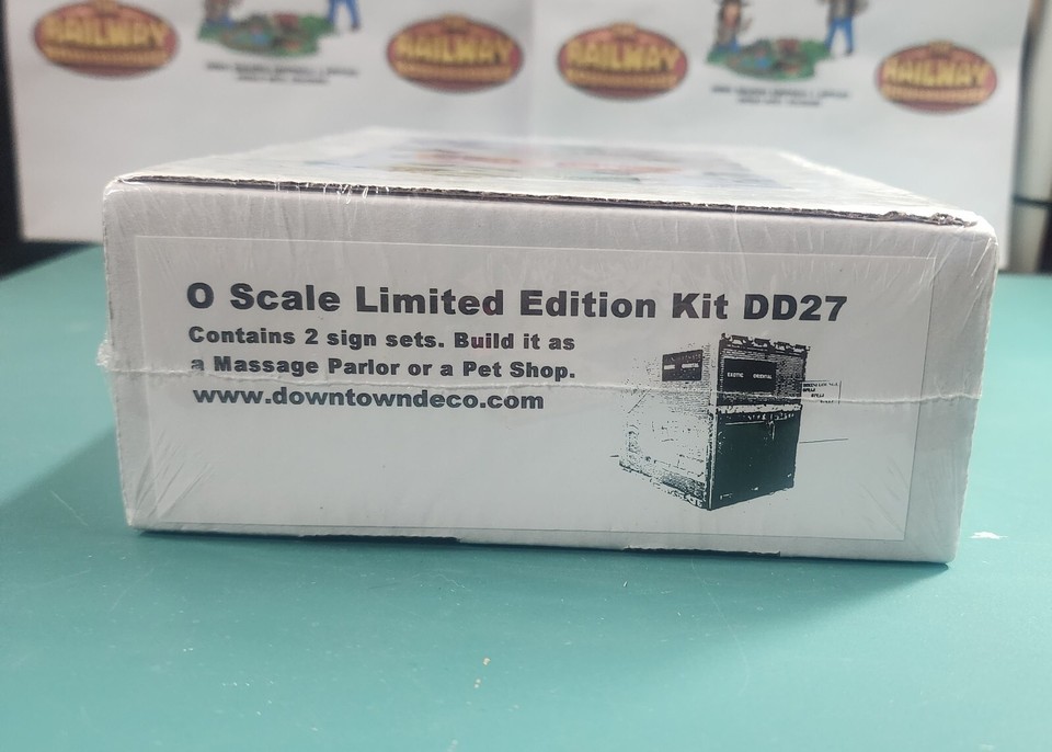 Downtown Deco DD27 O Scale Massage Parlor or Pet Shop Kit Limited | eBay
