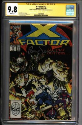 * X-FACTOR #42 CGC 9.8 Signed Art Adams Louise Simonson (1600188001) * | eBay