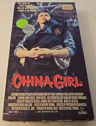 CHINA GIRL ~1988 Vestron Video VHS OOP~ James Russo~David Caruso~1987 ...