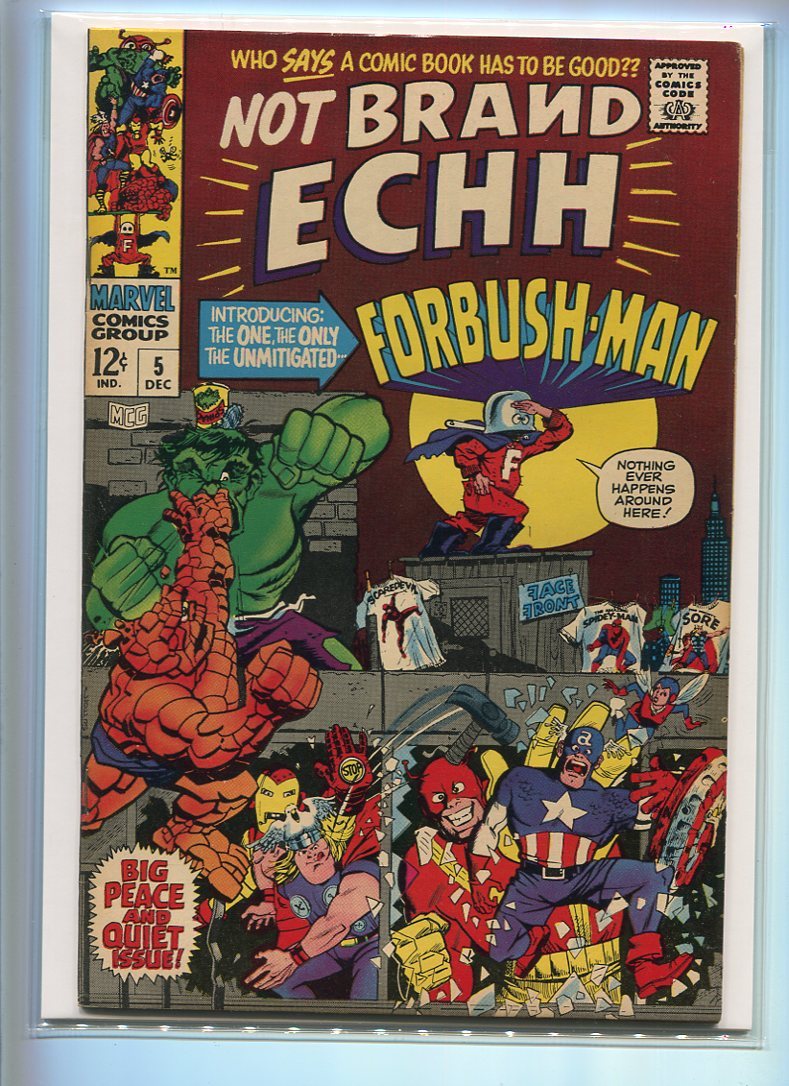 NOT BRAND ECHH #5 HI GRADE 9.2 FORBUSH MAN APP. ON COVER | eBay