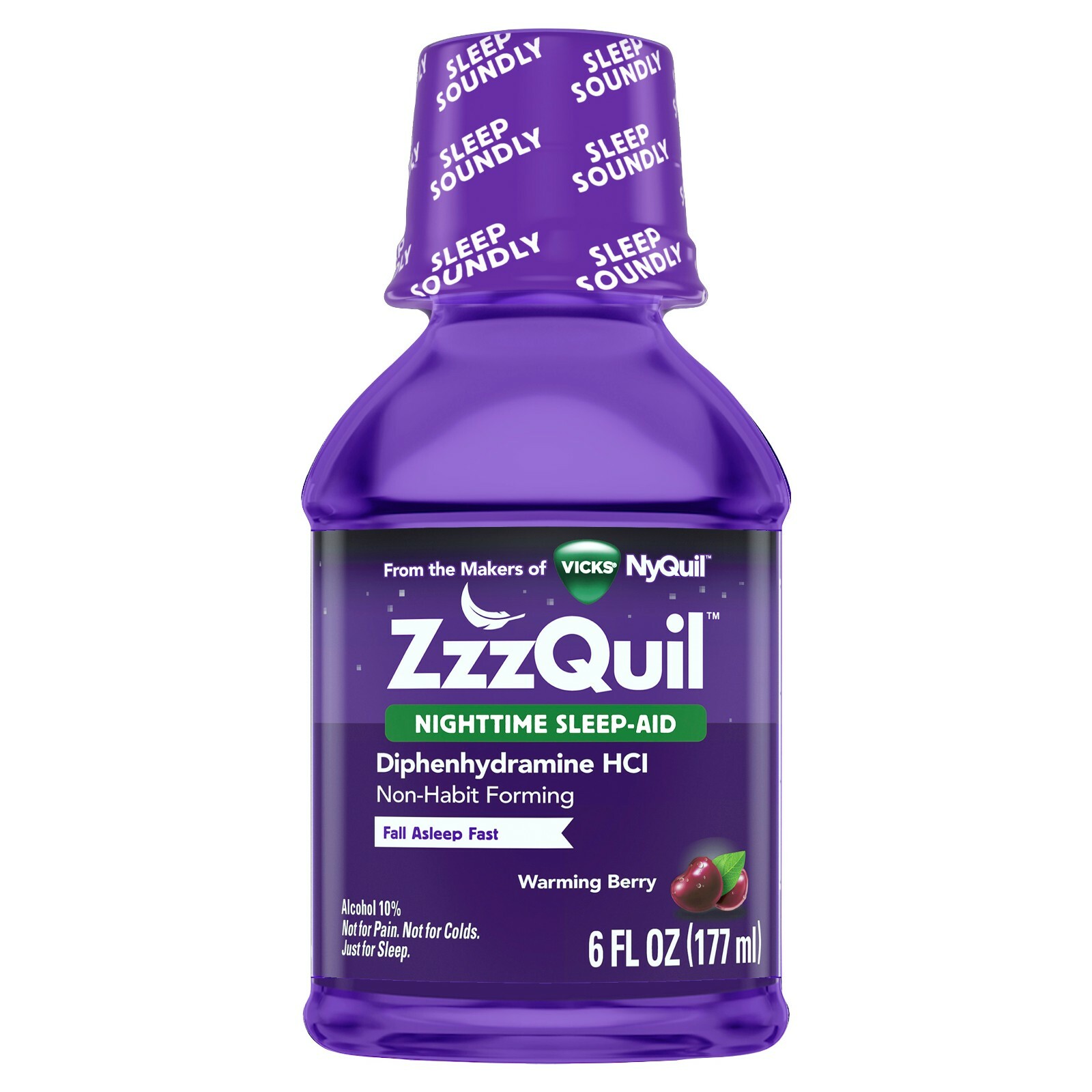 ZzzQuil Nighttime Sleep Aid Liquid Makers of Vicks NyQuil 12oz X 3 ...