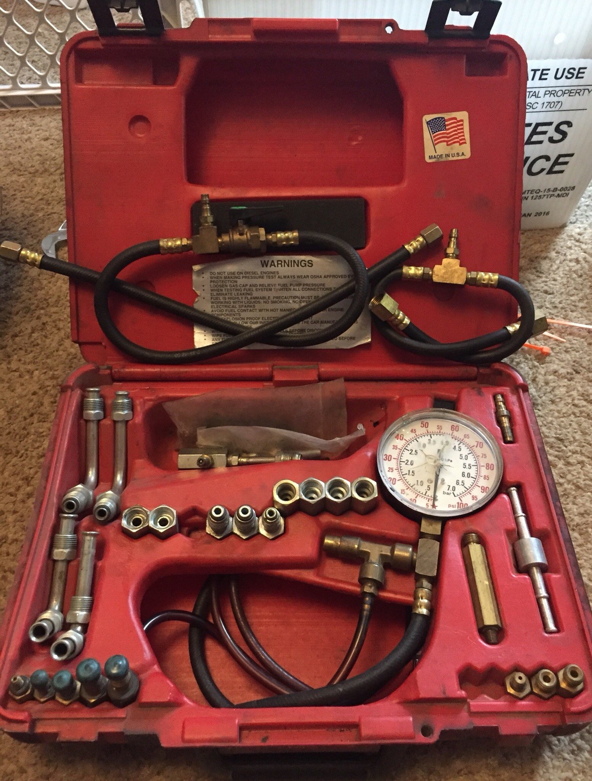 Matco Tools Deluxe Fuel Injection Set With Case | United States
