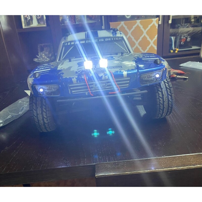 RC Car LED Lights Headlights Spotlight for 1/10 RC Crawler Axial TRX4 ...