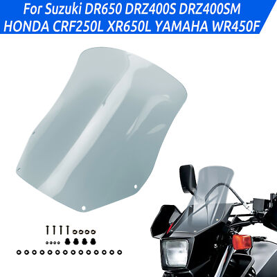 Windshield Wind Screen Visor Deflector For Suzuki DR650 DRZ400S ...