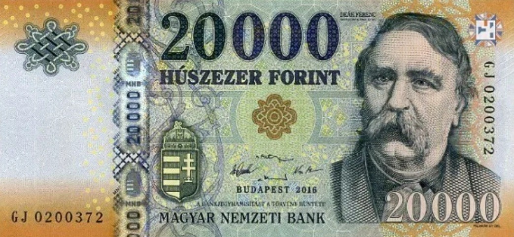 2016 Hungarian 20000 Forint Currency HUF Uncirculated Hungary Bill. 20k ...