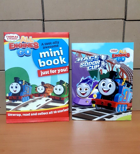 THOMAS & FRIENDS All Engines Go MINI BOOK (Race For The Sodor Cup) BOOK ...