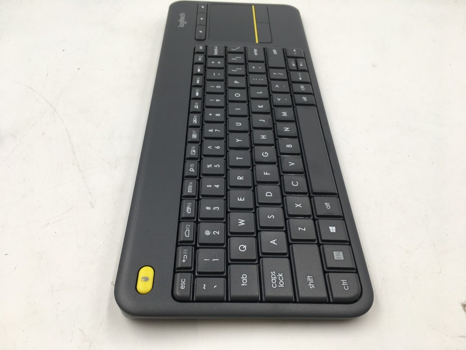 Logitech K400 Plus Wireless Keyboard for PC/TV/Laptop w/Touchpad Plus ...