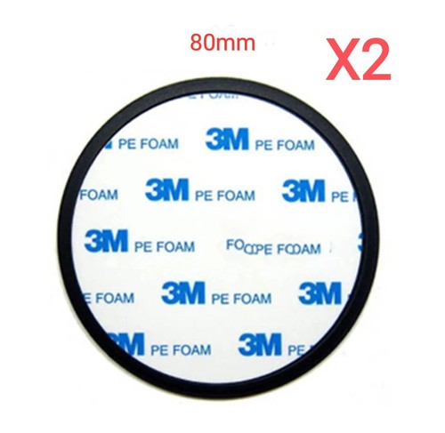 2 Pcs 08mm 3M Sticky Adhesive Dashboard Pad Windscreen Suction Cup ...