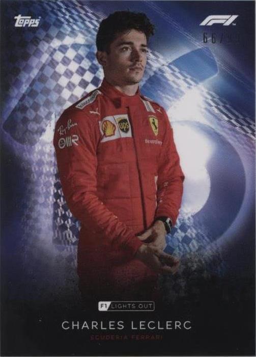 2021 Topps Formula 1 Lights Out - Charles Leclerc Blue /99 for sale ...
