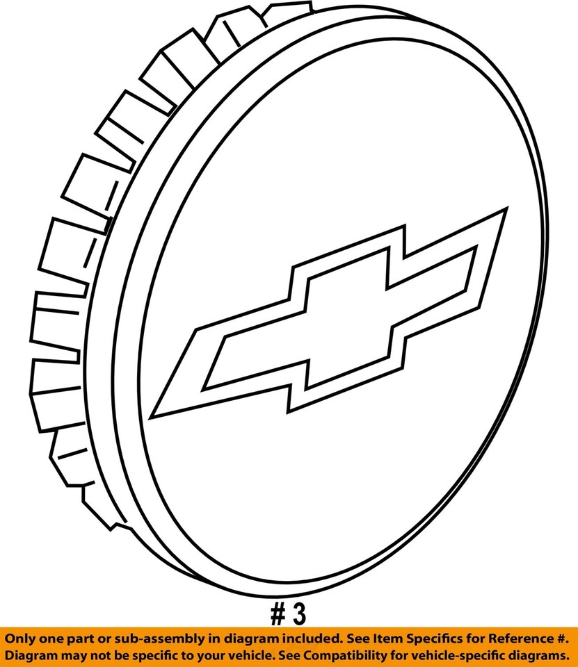 2019-2022 SILVERADO TAHOE 20" WHEEL BLACK CENTER HUB CAP NEW GM ...