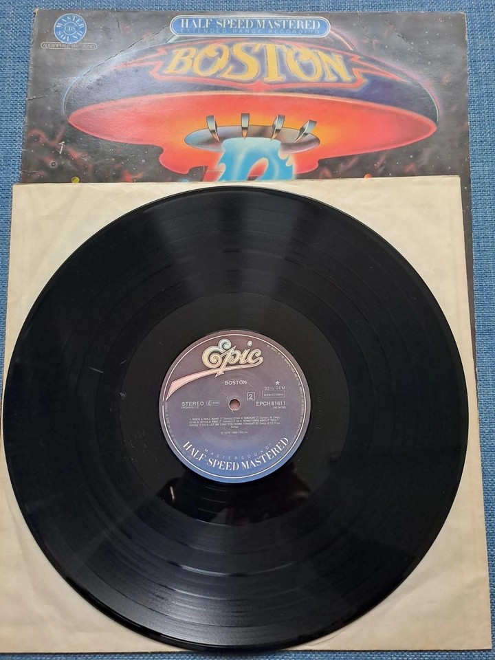 BOSTON - SELF TITLED 12" VINYL ALBUM LP RECORD HALF SPEED MASTERED ...