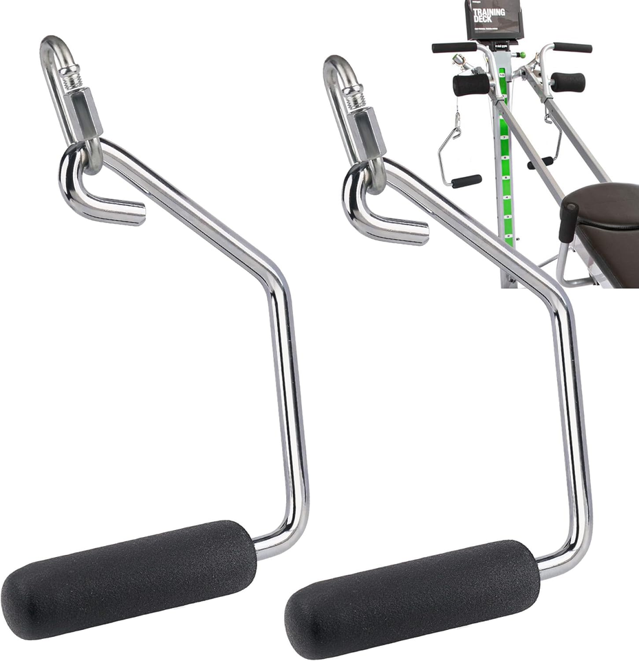 Open Ended Chrome Grip Handles for Total Gym Accessories - Compatible ...
