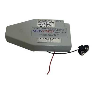 🌊 MedaSonics BF4B Ultrasound Stethoscope Bloodflow Doppler AS IS!! - B4 ...