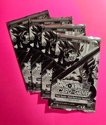 4 x DragonBall Super- Power Booster: World Martial Arts Tournament ...