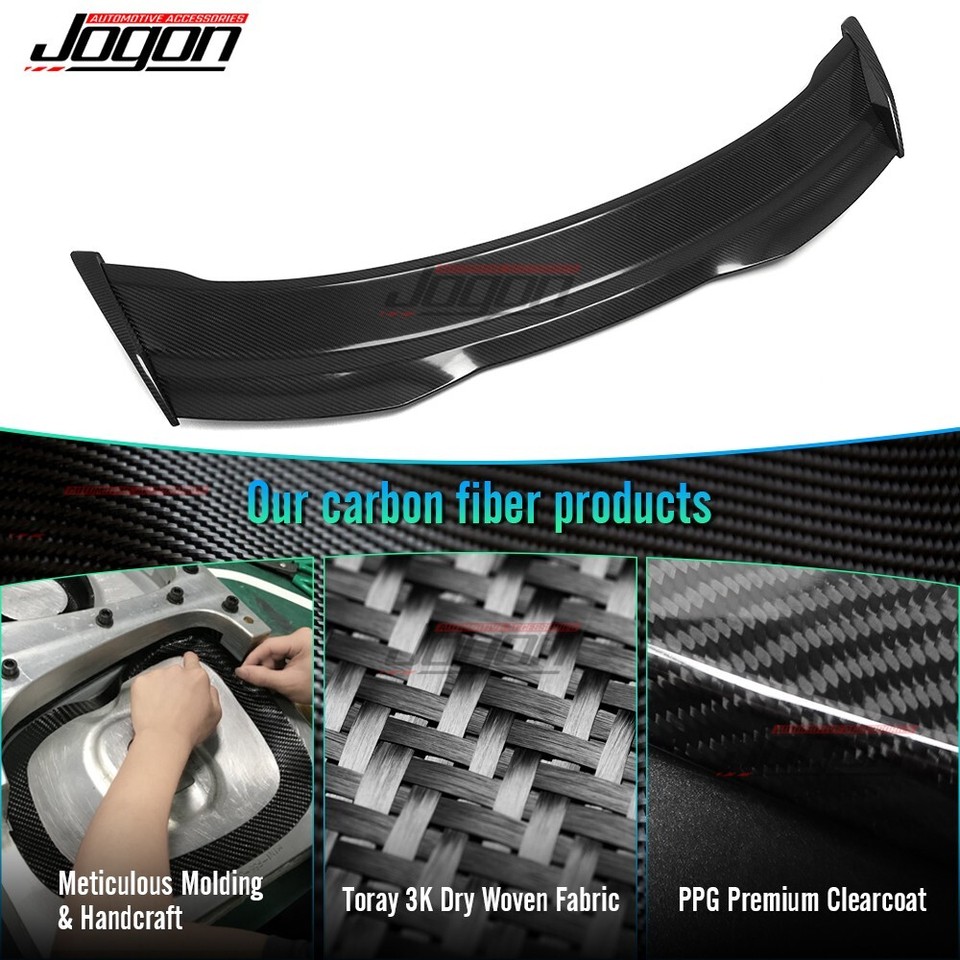 Real Carbon For Ford Mustang S650 Dark Horse GT HP Rear Spoiler With ...