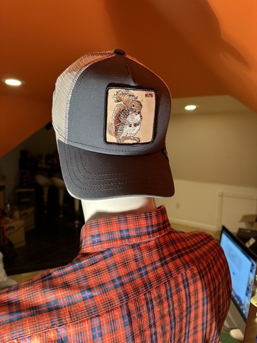 Goorin Bros Nuts Animal Farm Mesh Snapback Trucker Hat Squirrel Cap ...