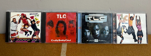 TLC-Bundle of 4 CDs-On the tip/ Crazy Sexy Cool/ Fan-mail/ The hits ...