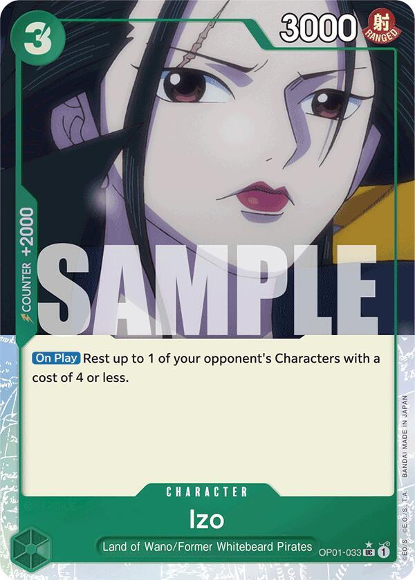 Izo (OP01-033) (Full Art) OP01-033 Premium Booster -The Best- Foil for ...