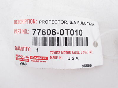 Genuine OEM Toyota 77606-0T010 Fuel Tank Shield 2009-2015 Venza | eBay