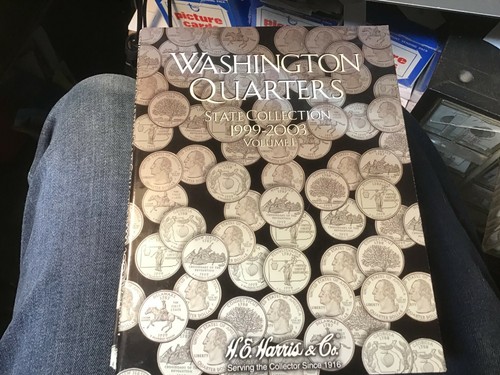 WASHINGTON State Quarter Folder Harris Coin Folder Volume 1 1999-2003 ...