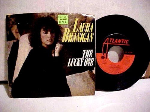 LAURA BRANIGAN THE LUCKY ONE / BREAKING OUT 45 RECORD & PICTURE SLEEVE ...