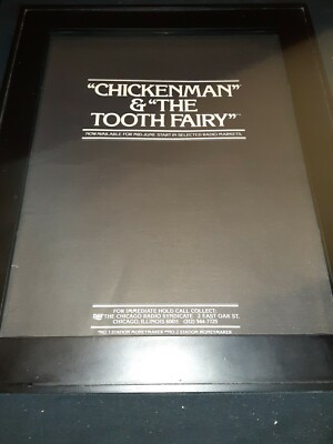 Dick Orkin's Chickenman and Tooth Fairy Radio Series Rare Promo Poster ...