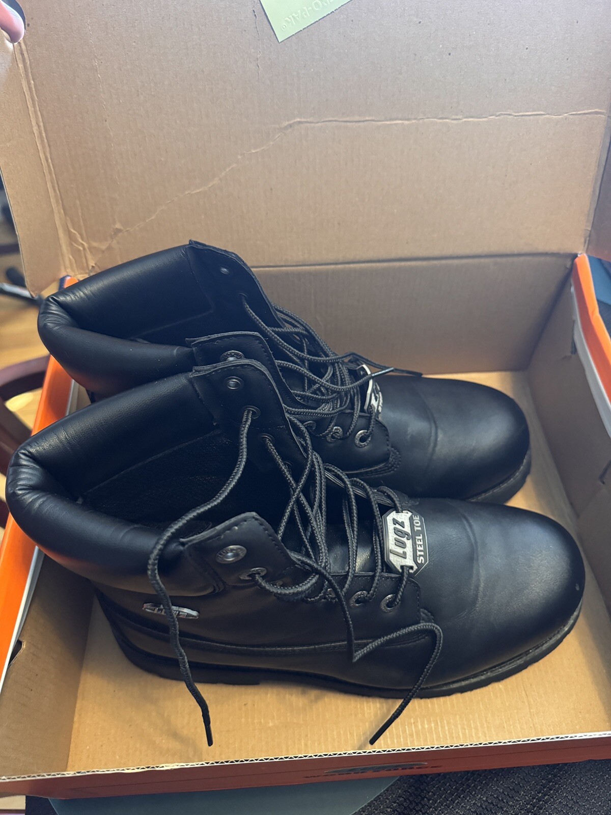Lugz Work Men's Drifter 6" Steel Toe Work Boot Black - Mdrif6stwv-001 ...
