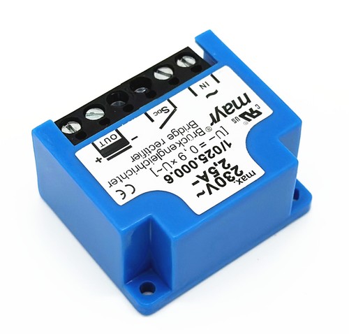 1PC Brake Rectifier mayr 1/025.000.6 230V 2.5A Bridge | eBay