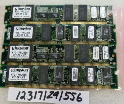 256MB KIT 4X 64MB EDO 50NS 168PIN ECC-REG RDIMM SERVER RAM ECC BUFFERED ...