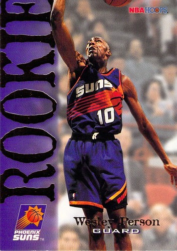 Wesley Person RC 1994-95 NBA Hoops Basketball Rookie Card #364 Phoenix ...