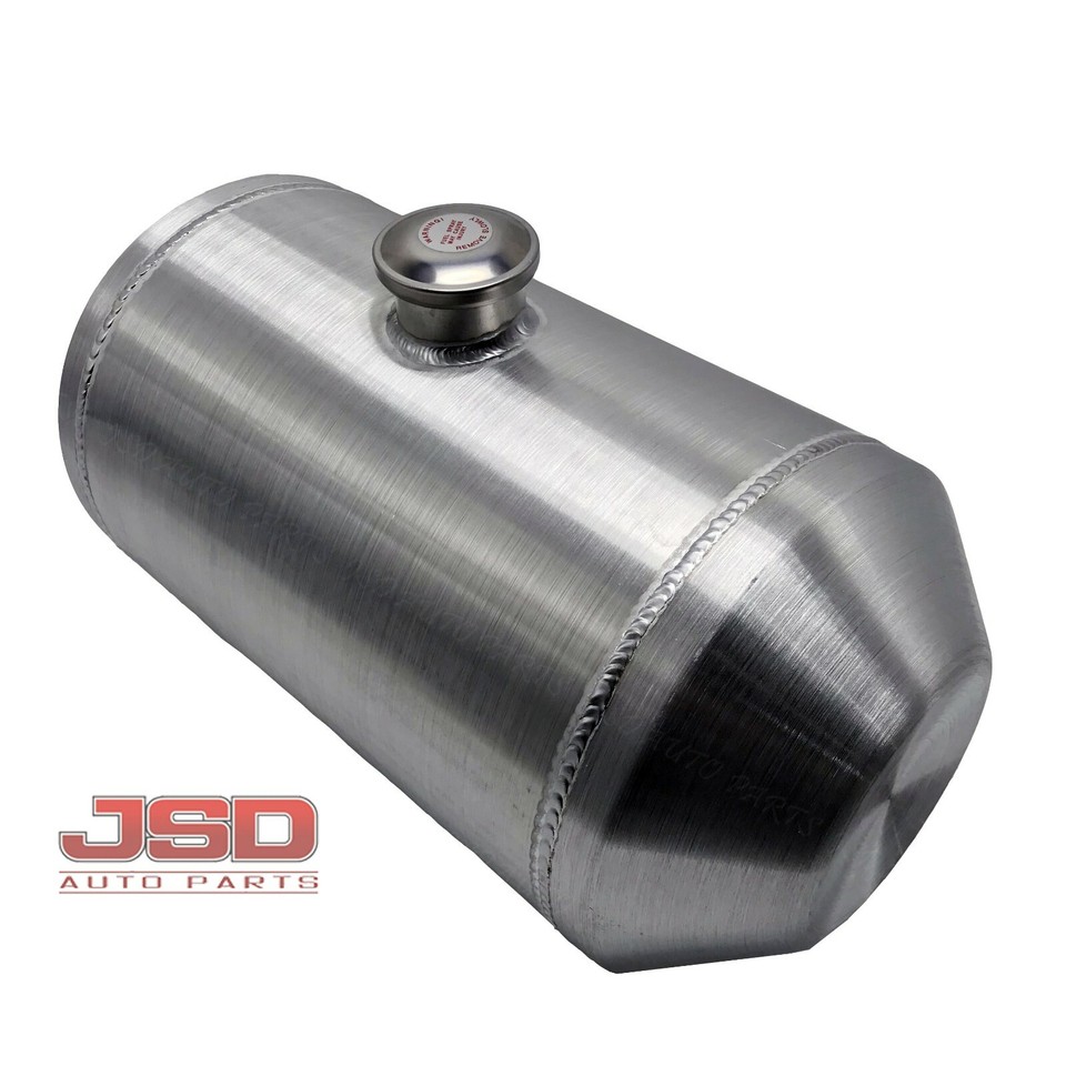 6.75 Gallons 10x20 Aluminum Round Fuel Tank Gas Tank 3/8'' NPT-W ...