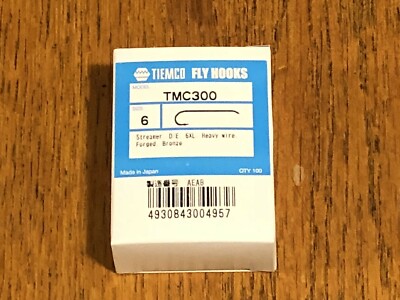 100 Tiemco Fly Tying Hooks TMC 300, Size 6 | eBay