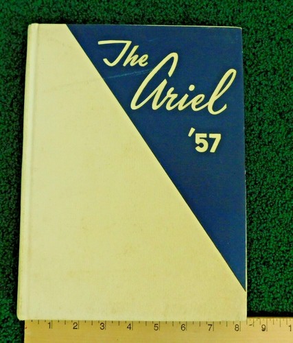 VINTAGE Appleton Wisconsin Lawrence College Year Book THE ARIEL '57 ...