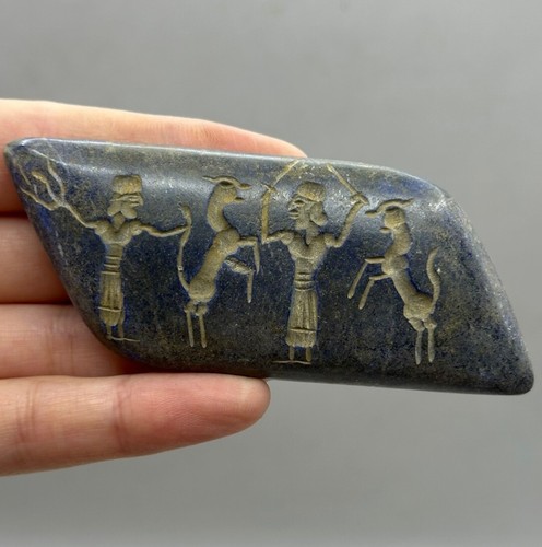 Rare Authentic Old Lapis Lazuli Stone Roman Greek Sassanian Artifact ...