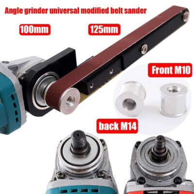DIY Angle Grinder Electric Belt Sander Attachment Polishing Tools ...