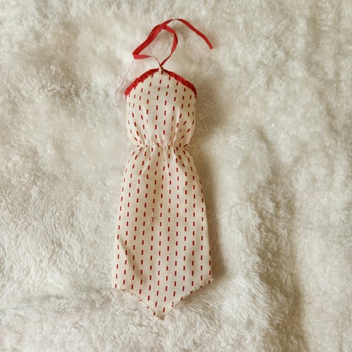 1979 Mattel BARBIE Mod Best Buy #2773 Red & White Halter Dress GUC | eBay