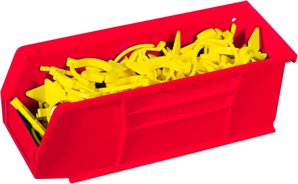 Akro-Mils 30224 AkroBins Plastic Storage Bins, Space-Saving Stackable ...