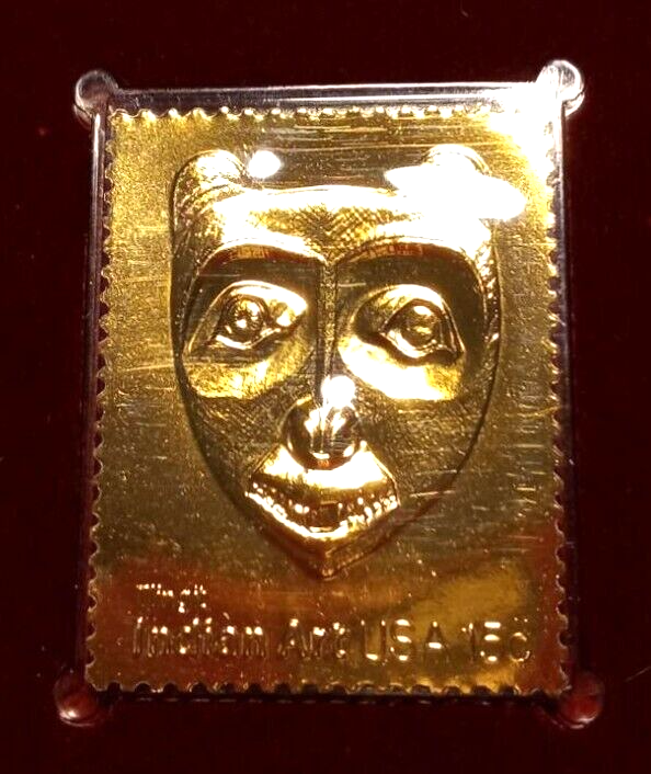 Indian Art - Tlingit - 22kt Golden Replica Stamps - Gold Replicas - SEE ...