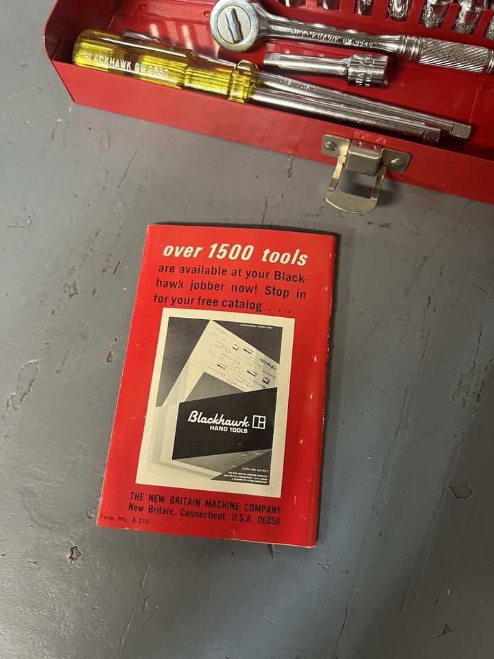 NOS Blackhawk 1/4” Drive Socket Set – New Britain Machine Co. USA ...