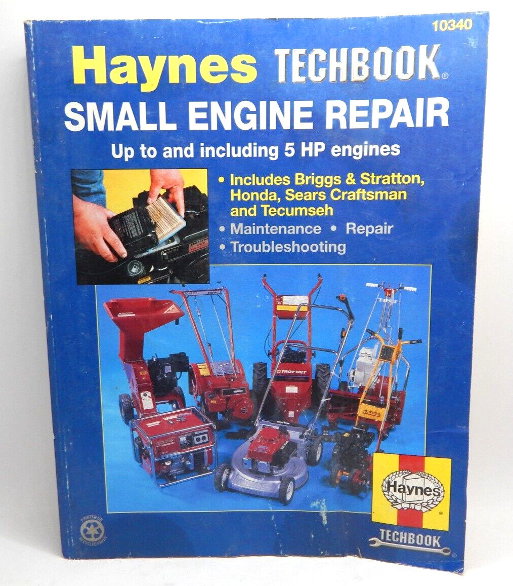 Haynes Techbook Small Engine Repair Up to 5 HP Engines Honda Briggs ...
