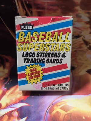 1988 Fleer BASEBALL SUPERSTARS Logo Stickers/Trading Cards Ltd Edition ...