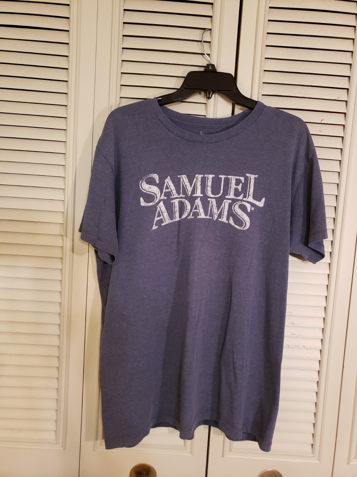 SAMUEL ADAMS Shirt Mens L FOR THE LOVE OF BEER BOSTON BREWERY Cotton ...