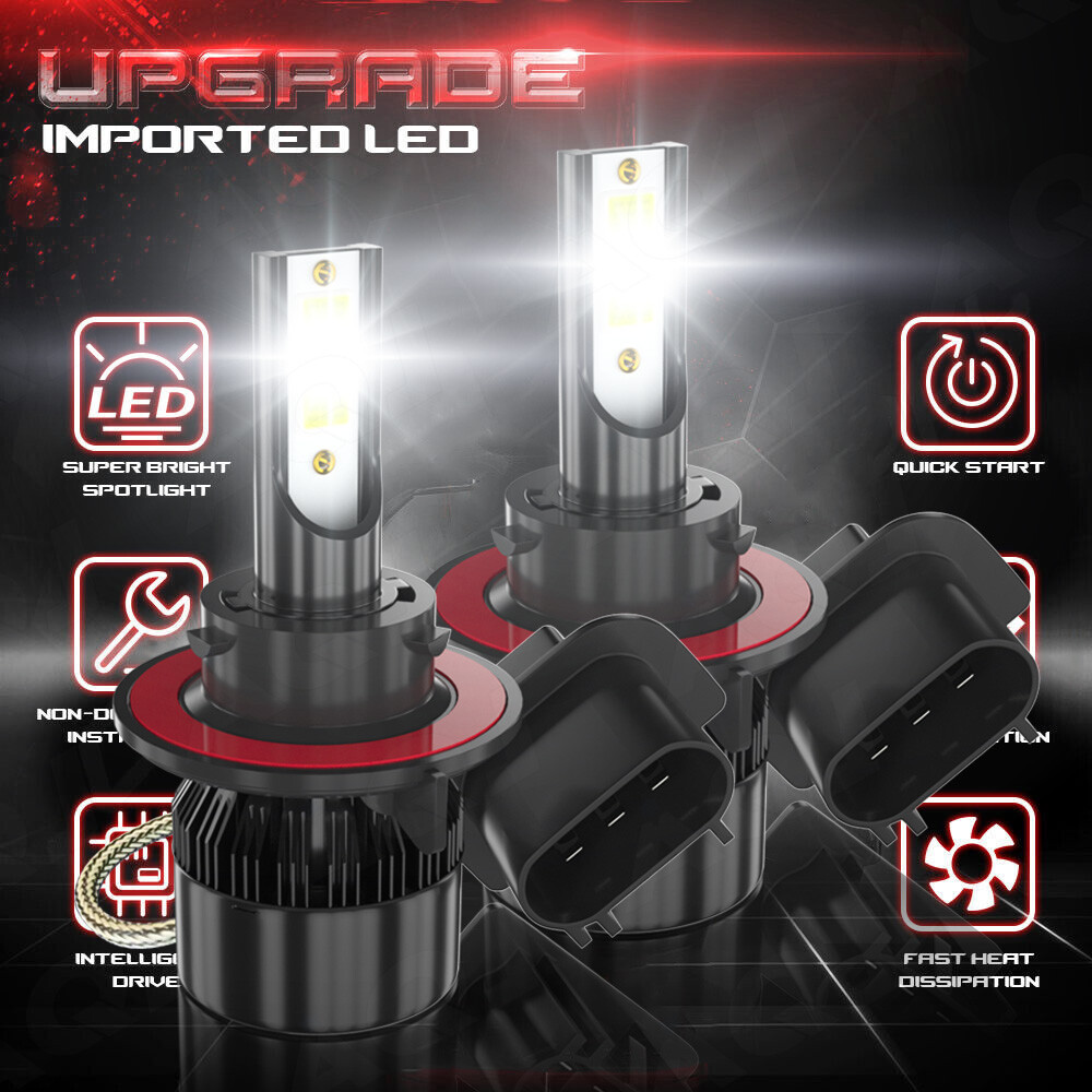 2pc H13 9008 LED Headlight Bulbs Conversion Kit 6000K For Nissan NV200 ...