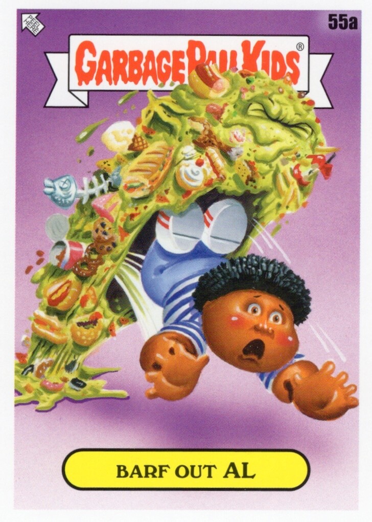 2021 GARBAGE PAIL KIDS GPK FOOD FIGHT BASE BARF OUT AL 55a NM | eBay
